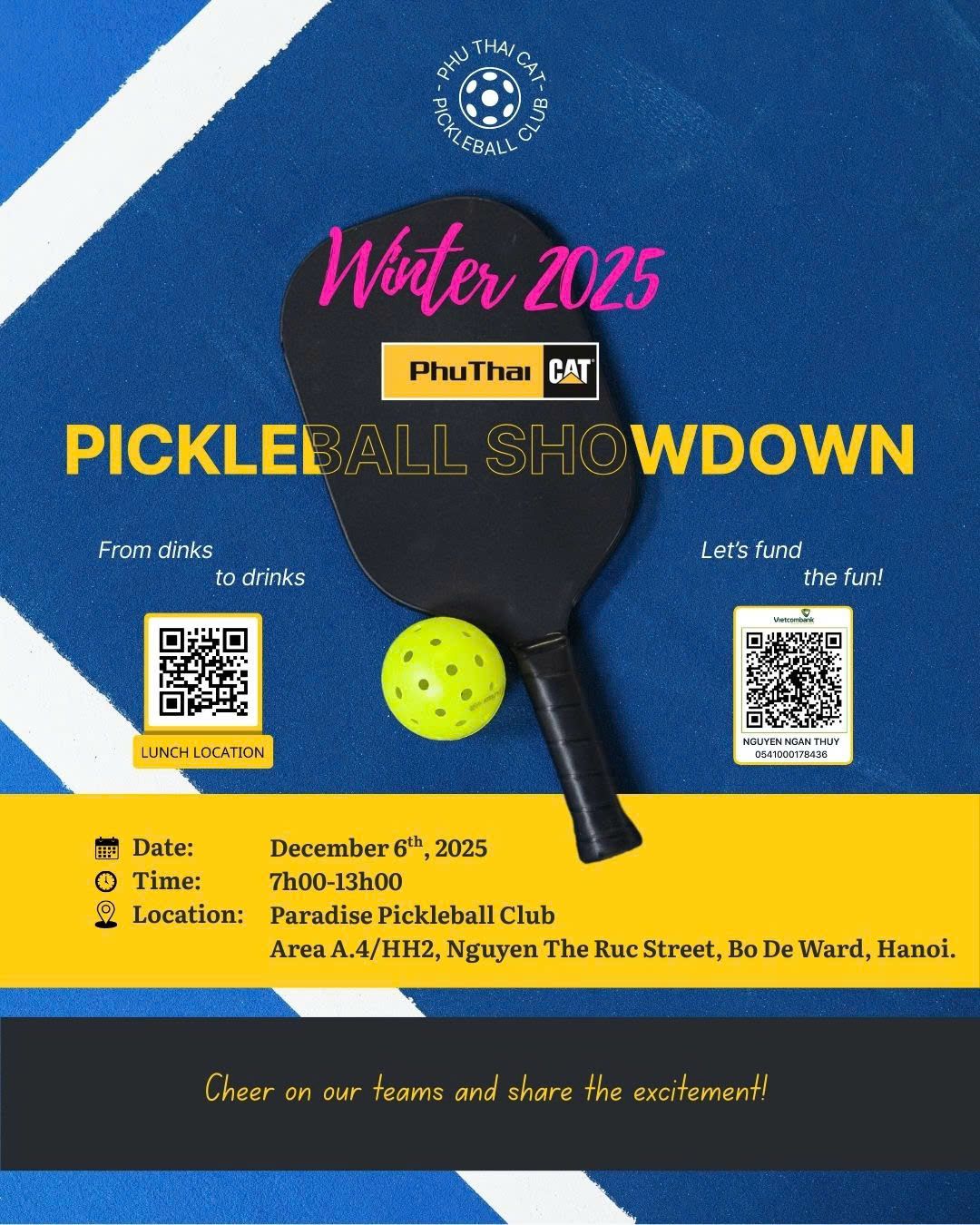 Phu Thai Cat Winter 2025 Pickleball Showdown